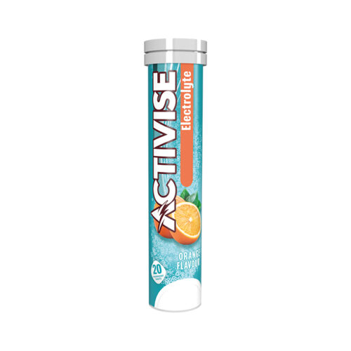 Activise Electrolyte Effervescent Tablet - Orange Flavor – Pack of 20’s ...